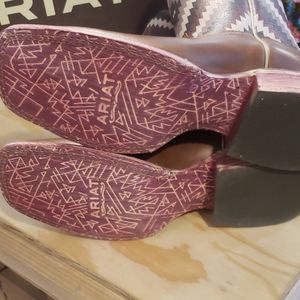 Ariat | Shoes | Amberpurple Aztec Western Boot | Poshmark